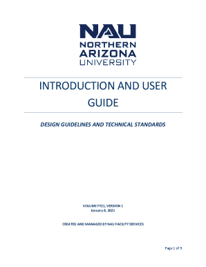 Fillable Online INTRODUCTION AND USER GUIDE Fax Email Print - pdfFiller