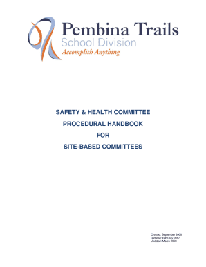 Fillable Online 1-safety-health-committee-procedural-handbook-for-site ...