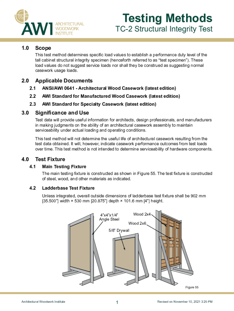 Fillable Online Architectural Wood Casework Standard Fax Email Print ...
