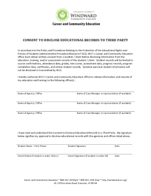 Fillable Online CCE Student disclosure form 7252013.a.docx Fax Email ...