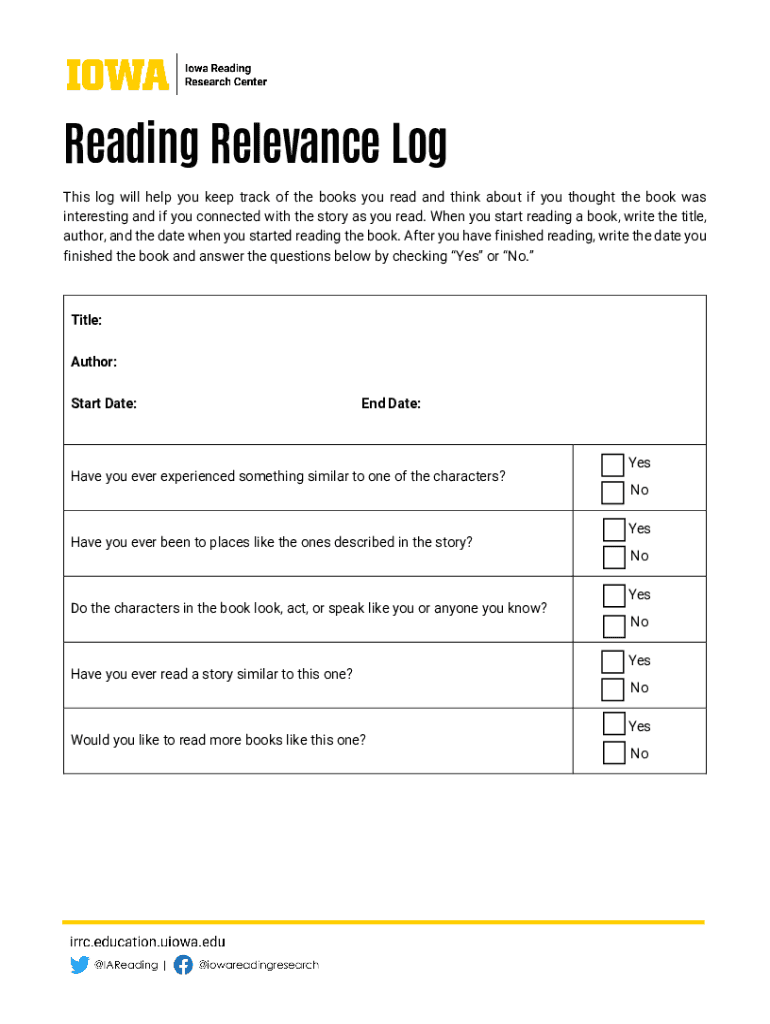 Fillable Online Response: 'Reading Logs' Can 'Kill Students' Love of ... Fax Email Print - pdfFiller