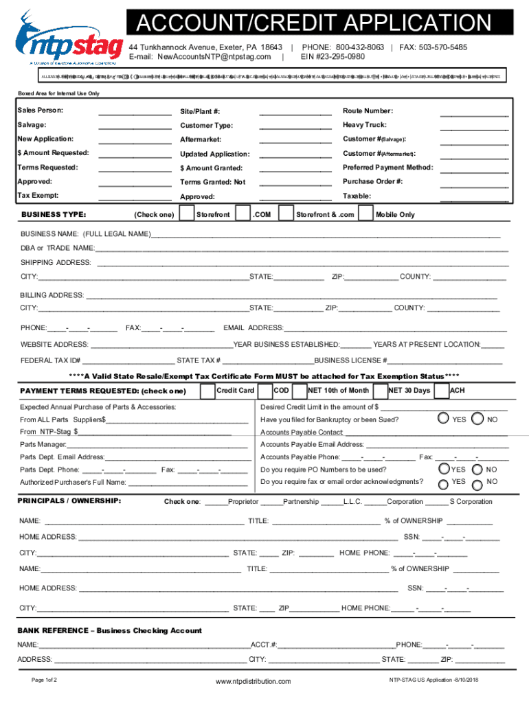 Fillable Online Lkq atlanta core ntp stag Fax Email Print - pdfFiller