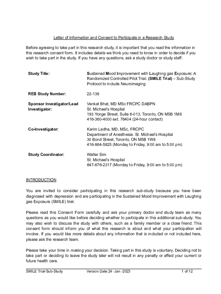 Fillable Online SAMPLE INFORMED CONSENT FOR SOCIAL AND ... Fax Email ...