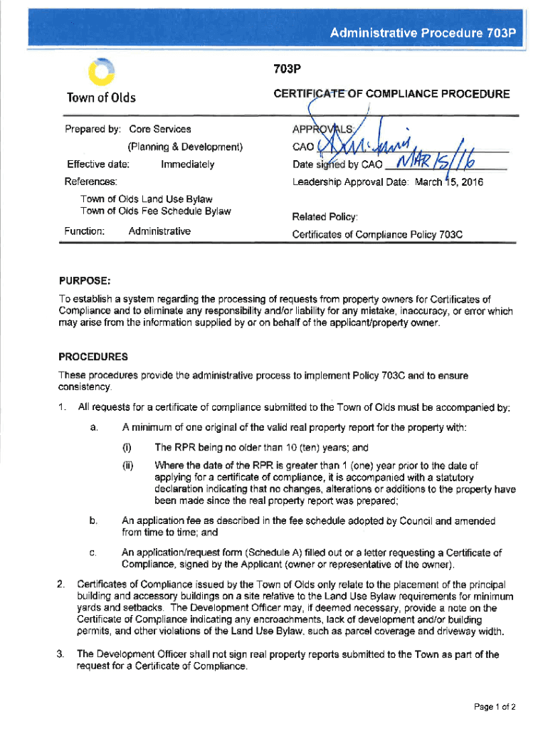 Fillable Online Certificate of Compliance Request Form Fax Email Print - pdfFiller