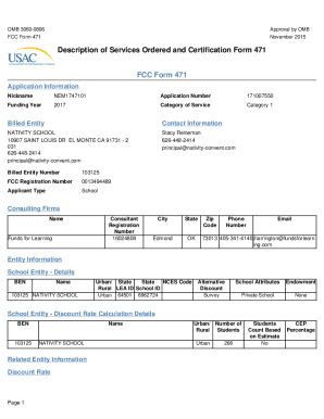 Fillable Online Filing your Form 471 online speeds the processing of ...