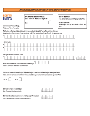 Fillable Online Free Status Certificate Fax Email Print - pdfFiller