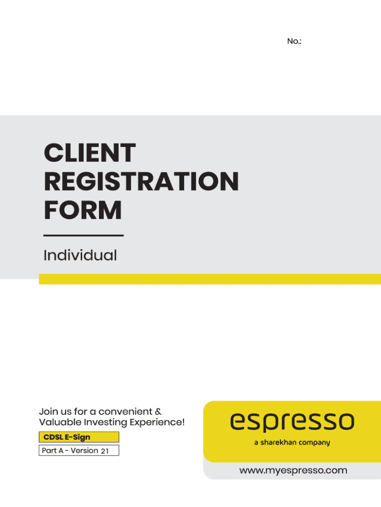 Fillable Online E-Sign Expresso - CDSL Ind. V... Fax Email Print - pdfFiller