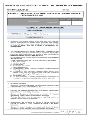 Fillable Online Bidding Documents - NPC OFFICE Fax Email Print - pdfFiller