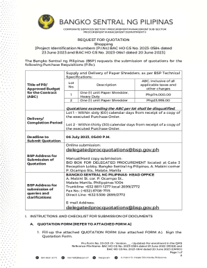 Fillable Online bsp la union branch operations support division request ...