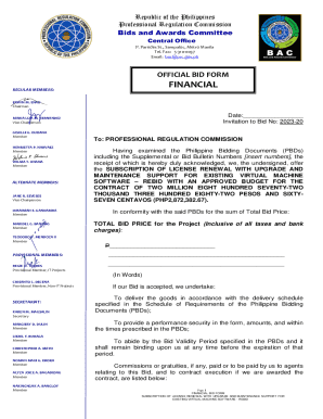 Fillable Online Having examined the Philippine Bidding Documents (PBDs) Fax Email Print - pdfFiller
