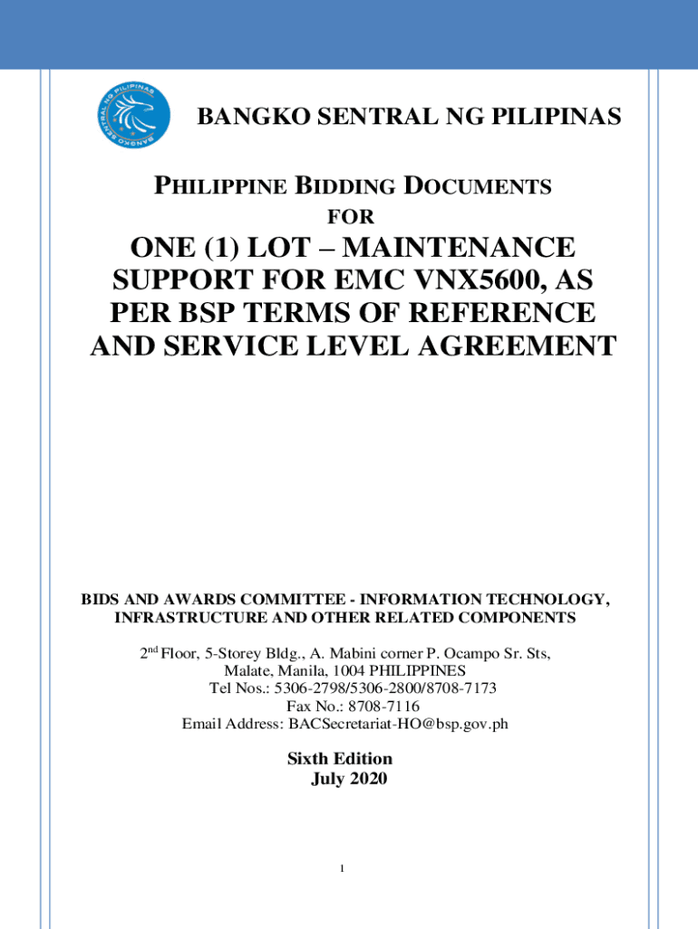 Fillable Online MAINTENANCE SUPPORT FOR EMC VNX5600, AS PER ... Fax Email Print - pdfFiller