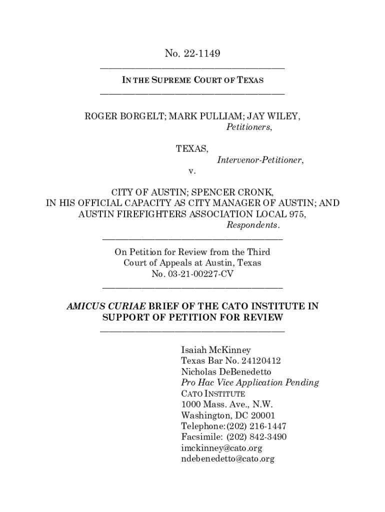 Fillable Online Roger Borgelt, Mark Pulliam, Jay Wiley, and The State ...