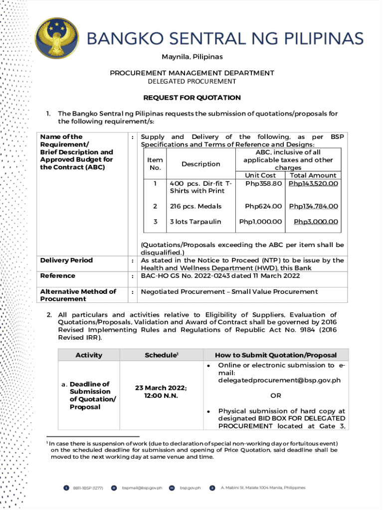 Fillable Online Specifications and Terms of Reference and Designs: Fax Email Print - pdfFiller