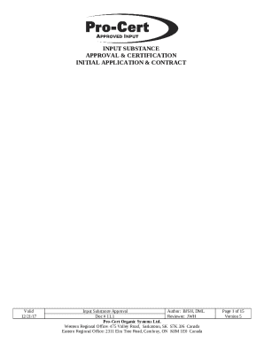 The National List of Allowed and Prohibited Substances Doc Template ...