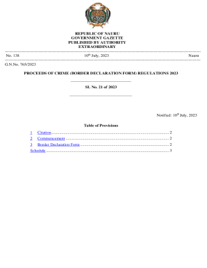 Fillable Online Proceeds of Crime (Border Declaration Form) Regulations ...