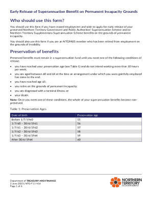 Fillable Online Early Release Of Super: Everything You Need To Know Fax ...