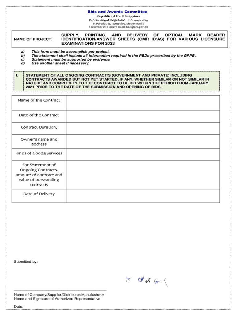 Fillable Online IDENTIFICATION/ANSWER SHEETS (OMR ID/AS) FOR VARIOUS LICENSURE Fax Email Print ...