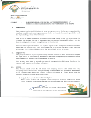 Fillable Online IMPLEMENTING GUIDELINES ON THE DISTRIBUTION OF Fax Email Print - pdfFiller