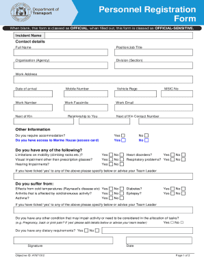 Fillable Online transport wa gov Security Access Request Forms Fax ...