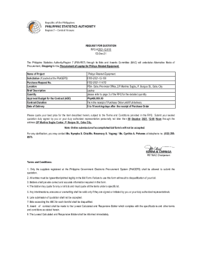 Fillable Online Laptop - psa procurement - Philippine Statistics ...