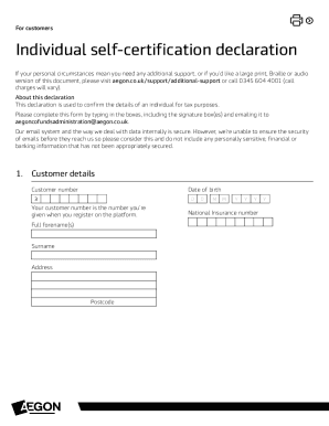 Fillable Online Form 1 self declaration for learning licence fill ...