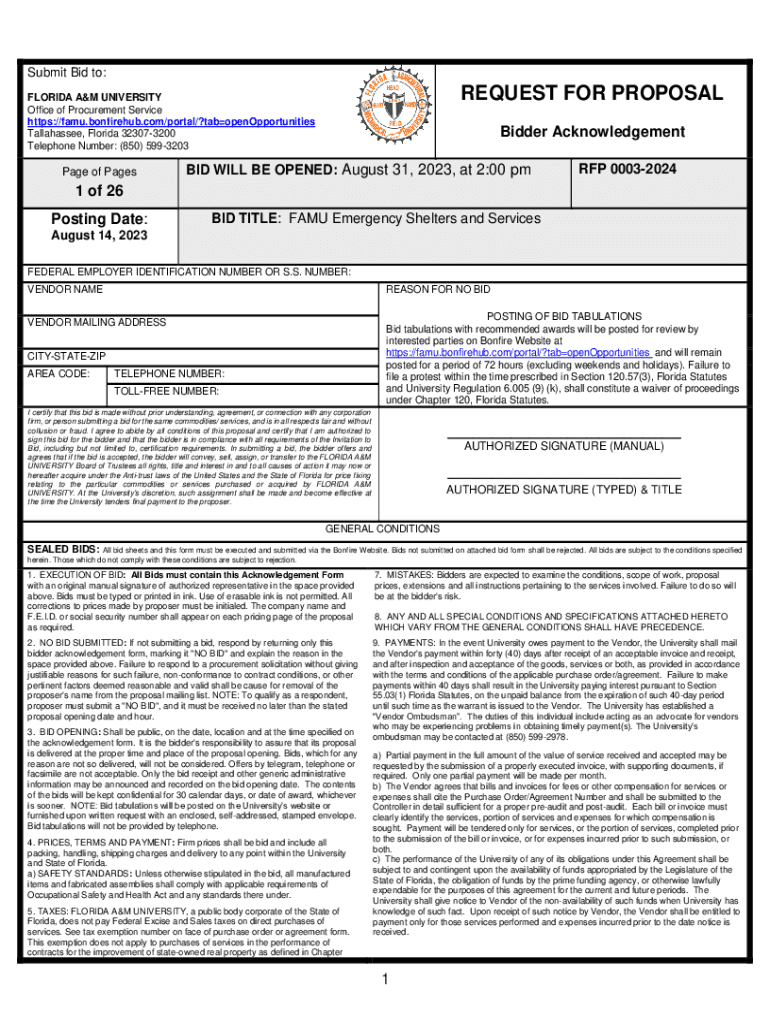 Fillable Online Solicitation Process/Public Records Request Fax Email ...