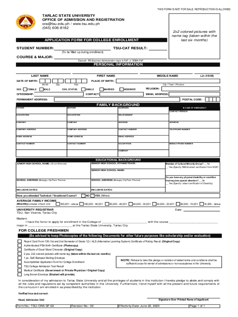 Fillable Online application form for junior / senior high school Fax ...