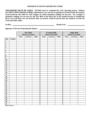 Nursing HomesMinimum Staffing Reporting - humanservices arkansas Doc ...