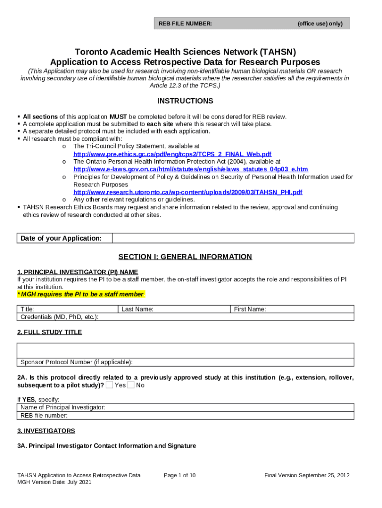 TAHSN-Application-Access-Retrospective-Data.pdf Doc Template | pdfFiller