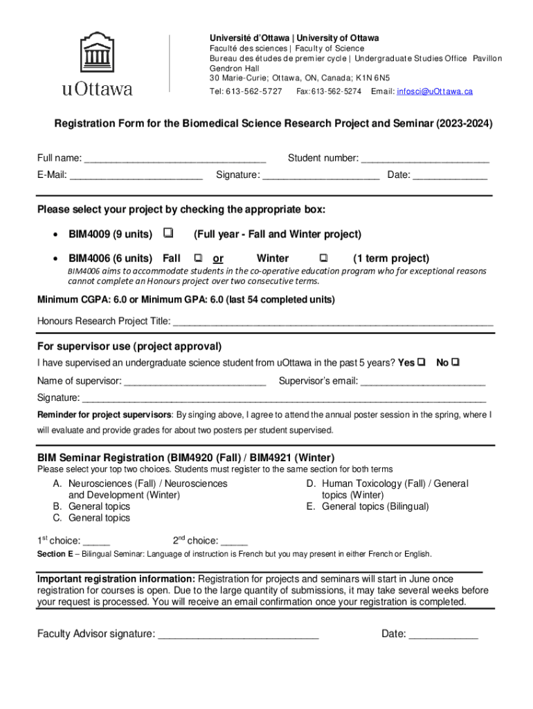 Fillable Online Fillable Online Pavillon Gendron Hall Fax Email Print Fax Email Print - pdfFiller