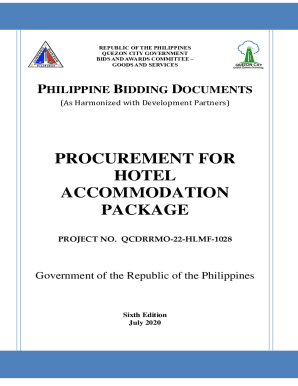 Fillable Online PROCUREMENT FOR HOTEL ACCOMMODATION ... Fax Email Print ...