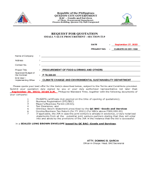 Fillable Online request-for-quotation-procurement-of-the-sound-system ...