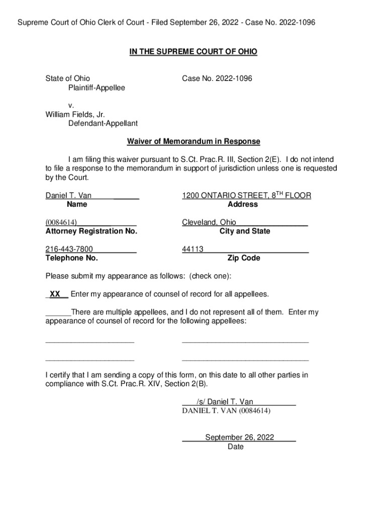 Fillable Online Ohio State Court Records Fax Email Print - pdfFiller