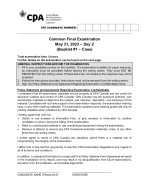 Fillable Online CPA Candidate Support Measures for a Successful May ...