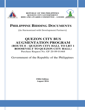 Fillable Online QUEZON CITY BUS Fax Email Print - pdfFiller