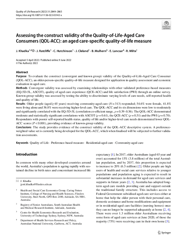 Fillable Online Assessing feasibility, construct validity, and reliability of a new ... Fax ...