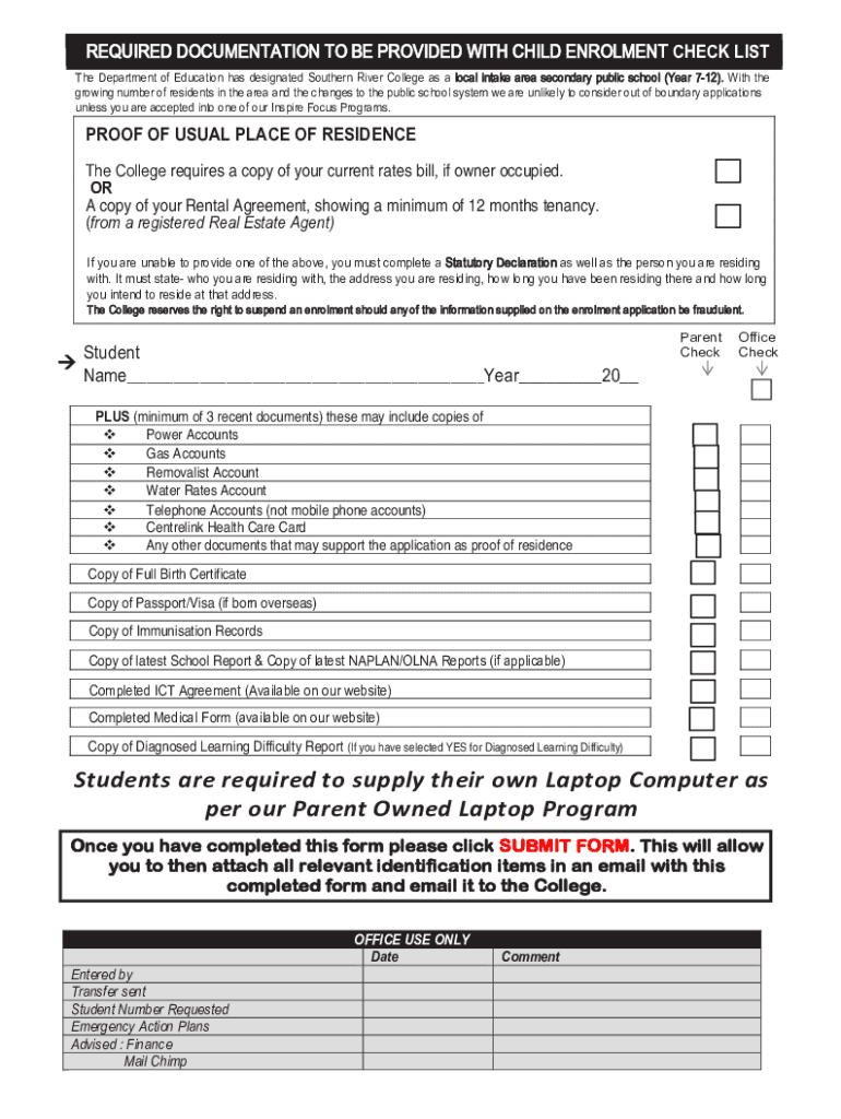 Fillable Online The Department of Education has designated Southern ...