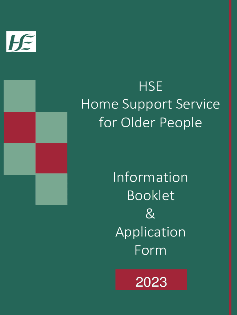 Fillable Online Home Support Information Booklet & Application Form ...