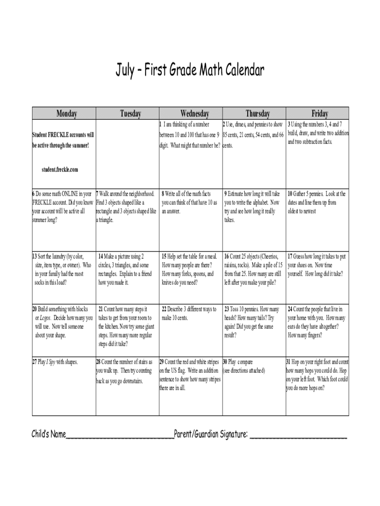 Fillable Online SAMPLE-Grade-1-Every-Day-Counts-Daily-Planning- ... Fax ...