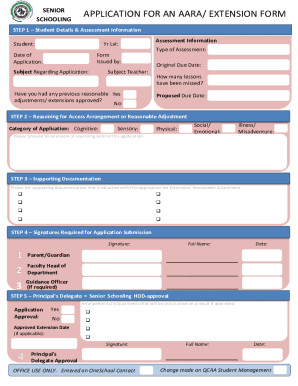 Fillable Online parkridgeshs eq edu AARA-illness-and-misadventure ...