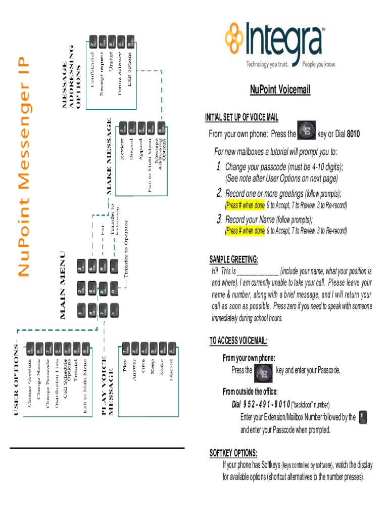 Fillable Online Description - NuPoint Voice Application Fax Email Print ...
