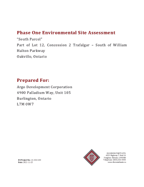 Fillable Online Phase-I-Environmental-Site-Assessment-Report.pdf Fax ...