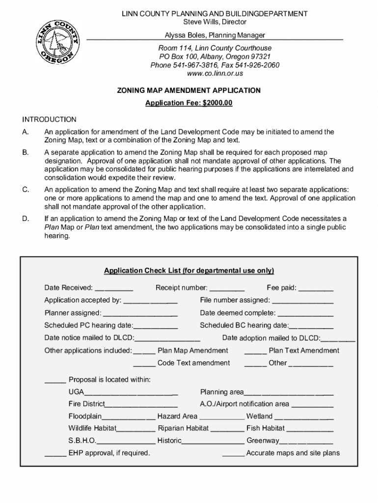 Fillable Online Alyssa Boles - Planning Manager - Linn County, Oregon ...