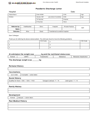 Fillable Online Comparing hospital discharge records with death ...