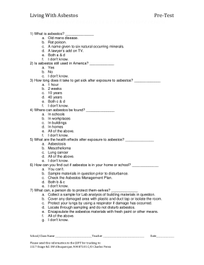 Fillable Online 10 Asbestos Awareness Questions And Answers Explained ...