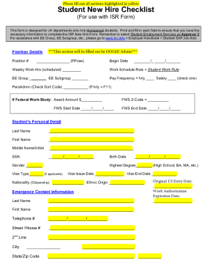 Fillable Online Forms (non-ISRs) - Johns Hopkins -- Student Affairs Fax ...
