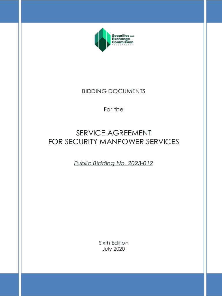 Fillable Online BIDDING DOCUMENTS For the Fax Email Print - pdfFiller