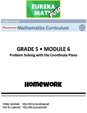 Fillable Online Grade 5 Module 6: Problem Solving with the Coordinate ... Fax Email Print ...