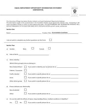Fillable Online EEO form- Examinations Manager.docx Fax Email Print ...