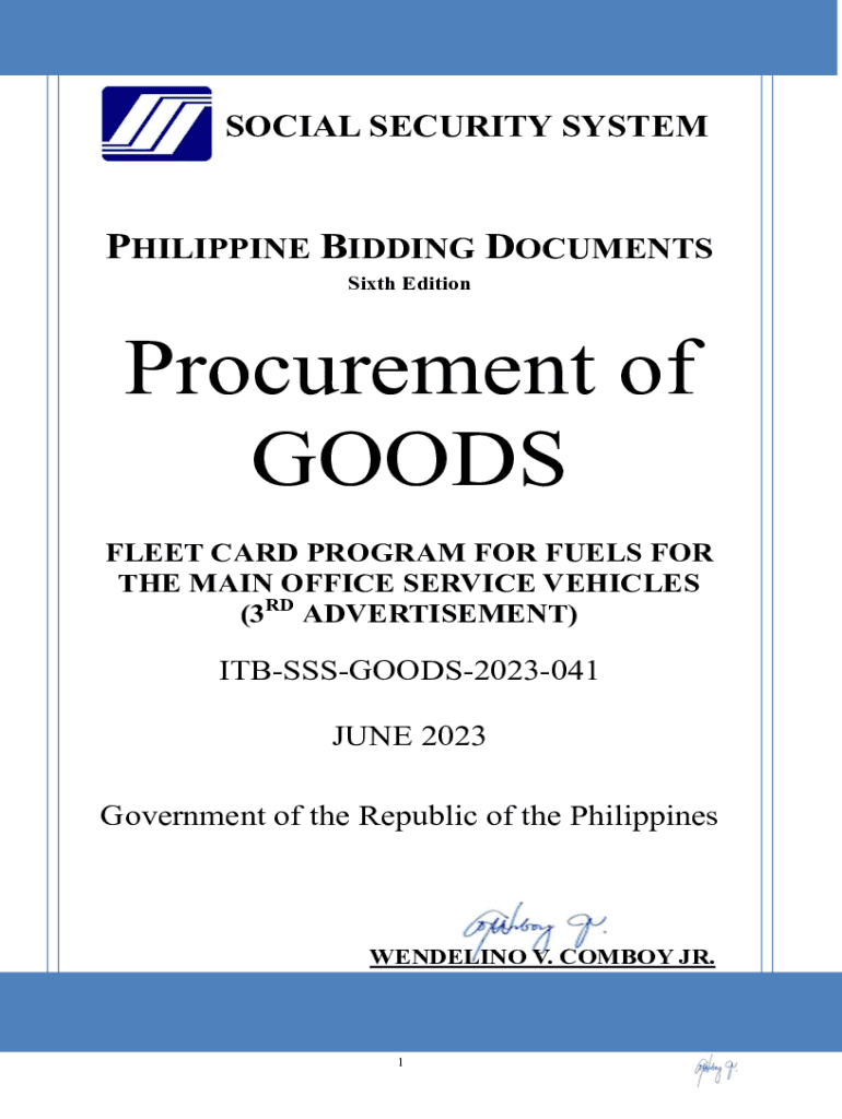 Fillable Online procurement of fuel through fleet card system for ...